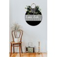 Lake Life Is The Best Life Front Door Sign Funny Wreaths Hanging Wooden ...