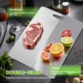 2026 Upgraded Pure Titanium Cutting Board for Kitchen, Double-Sided Non ...