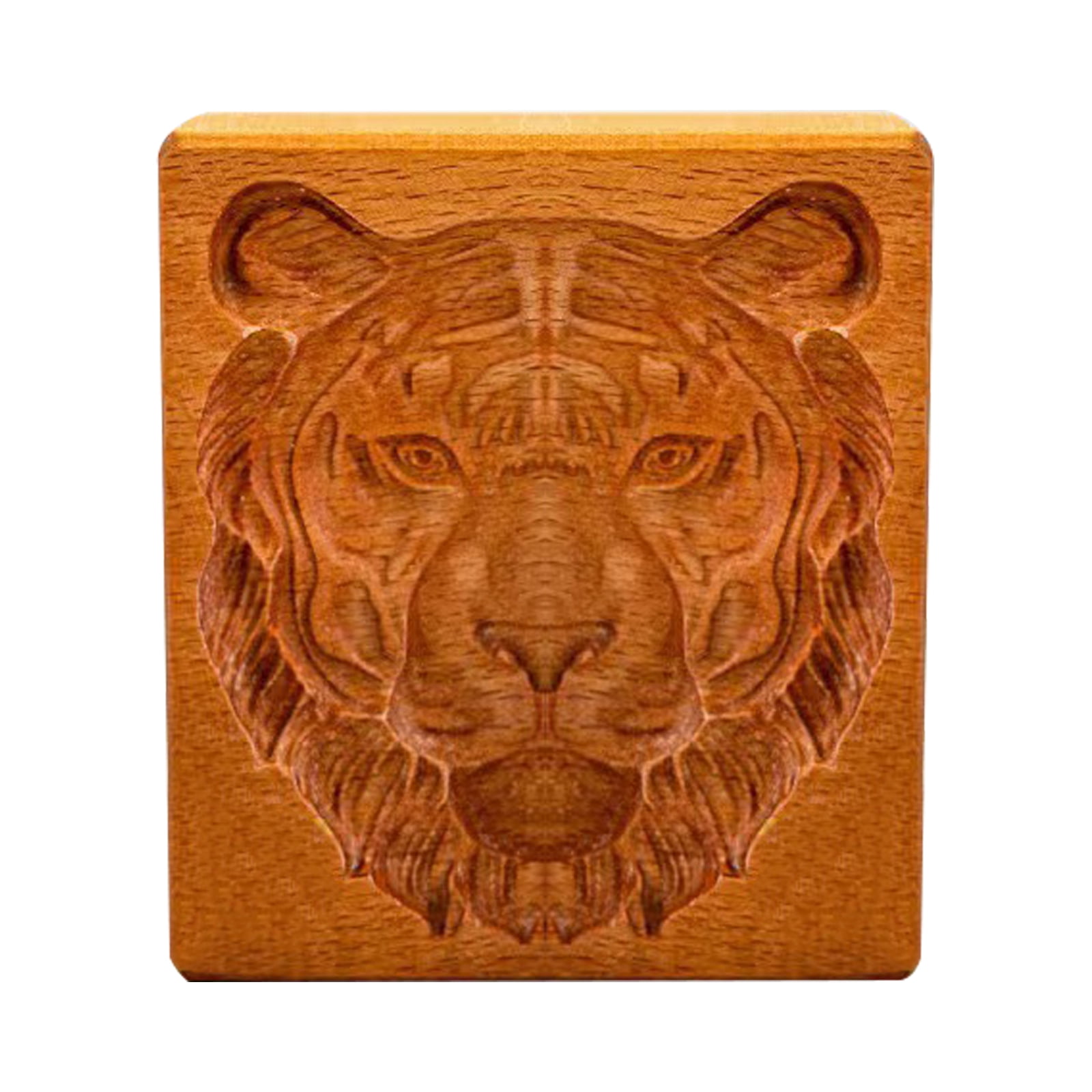 Carved Wooden Cookie Mold, Baking Embossing Cookies Mold Cutter Funny ...