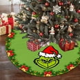 Grinch Elf Xmas Tree Skirthaunted Mansion Christmas Tree Skirt For Christmas Party Holiday