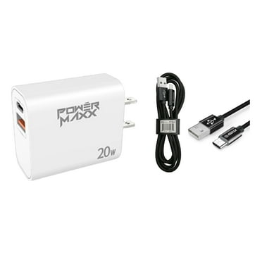 Motorola TurboPower 20 Fast Charger with USB-C Cable for Moto G Power ...