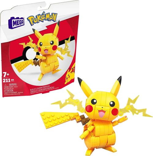 MEGA BLOCKS Pikachu Pokeman Building Set - Walmart.com