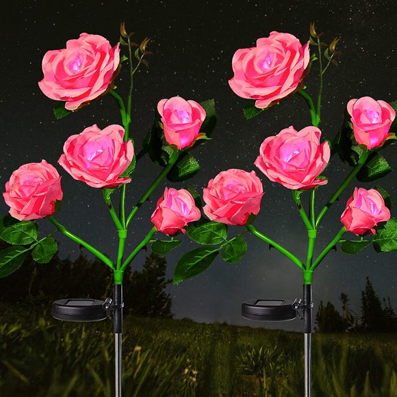 Solar Rose Led Lights