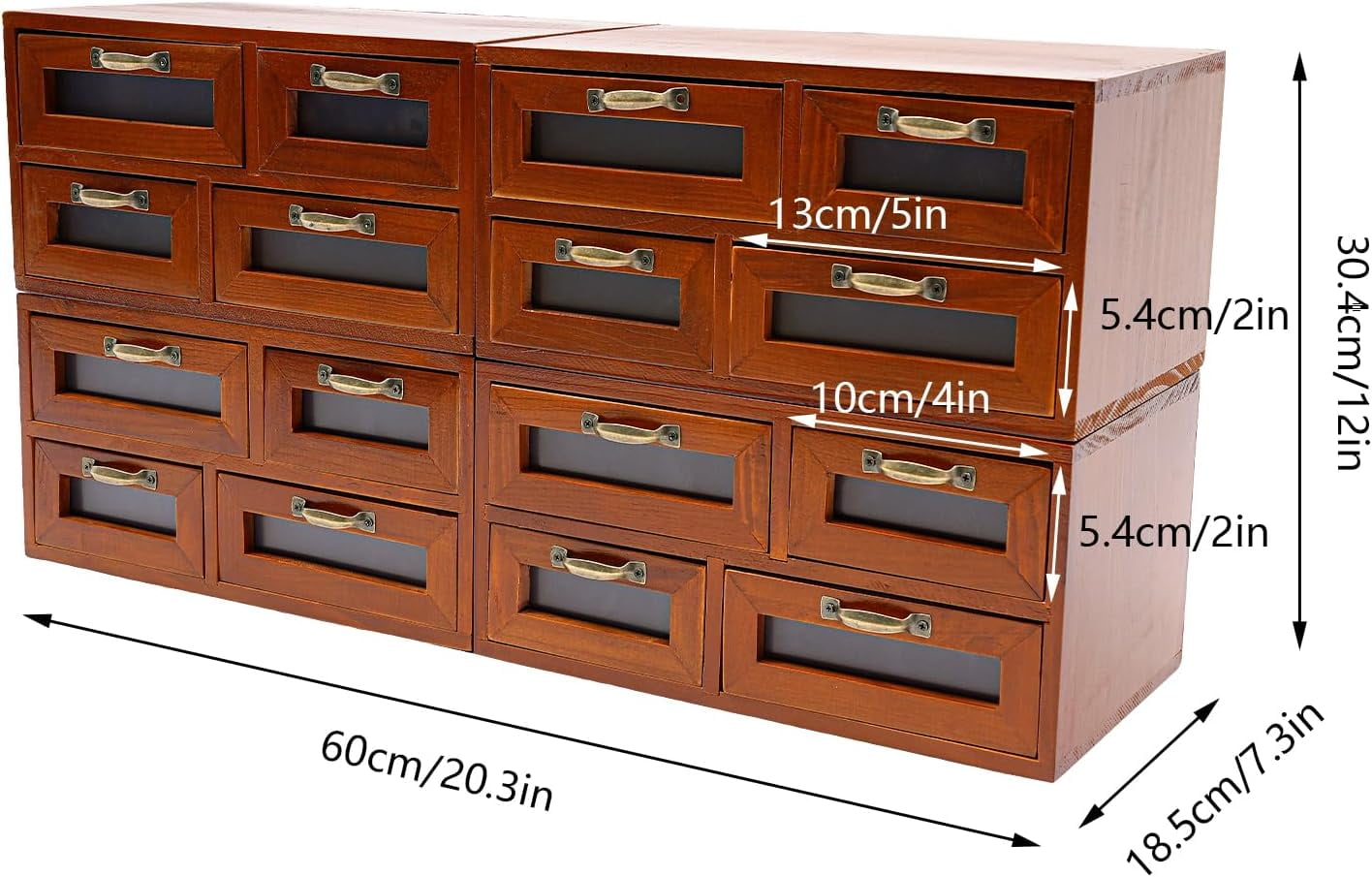 Flatware Box Storage Case Wood Flat File Cabinet Stoage,Solid Wood ...