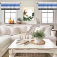 Blue and Grey Gradient Valances for Windows, Minimalist Royal Blue Gray ...