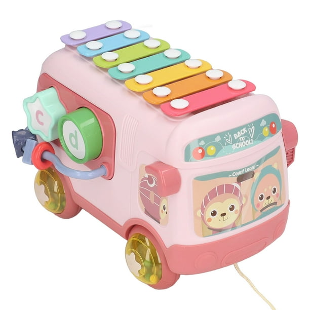 Kids Musical Bus,Blocks Musical Bus Alphabet Music Bus Xylophone Blocks ...