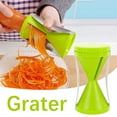 Manual Rotary Shredder Carrot Slicer Cucmber Funnel Shredder Vegetable ...