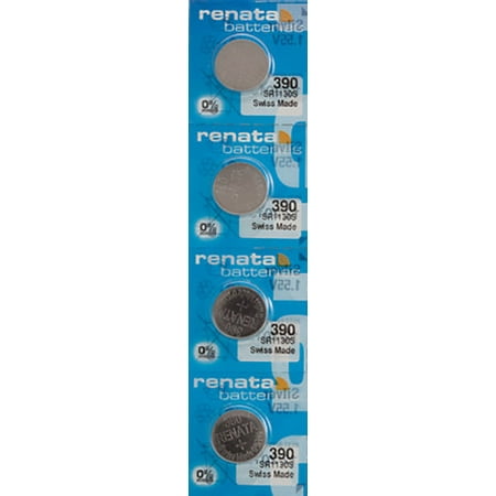 4 x Renata 390 Watch Batteries, SR1130SW Battery | Walmart Canada