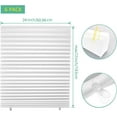 6-Pack Temporary Paper Window Shades - 24x72 Inch Cut-to-Size Light ...