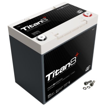 XS Power Batteries 12V Lithium Titan 8 - M6 Terminal Bolts Included ...