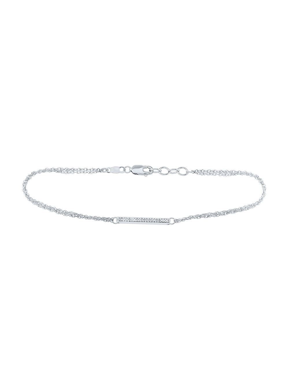 10kt Yellow Gold Womens Round Diamond Infinity Link Fashion Bracelet 1/ ...