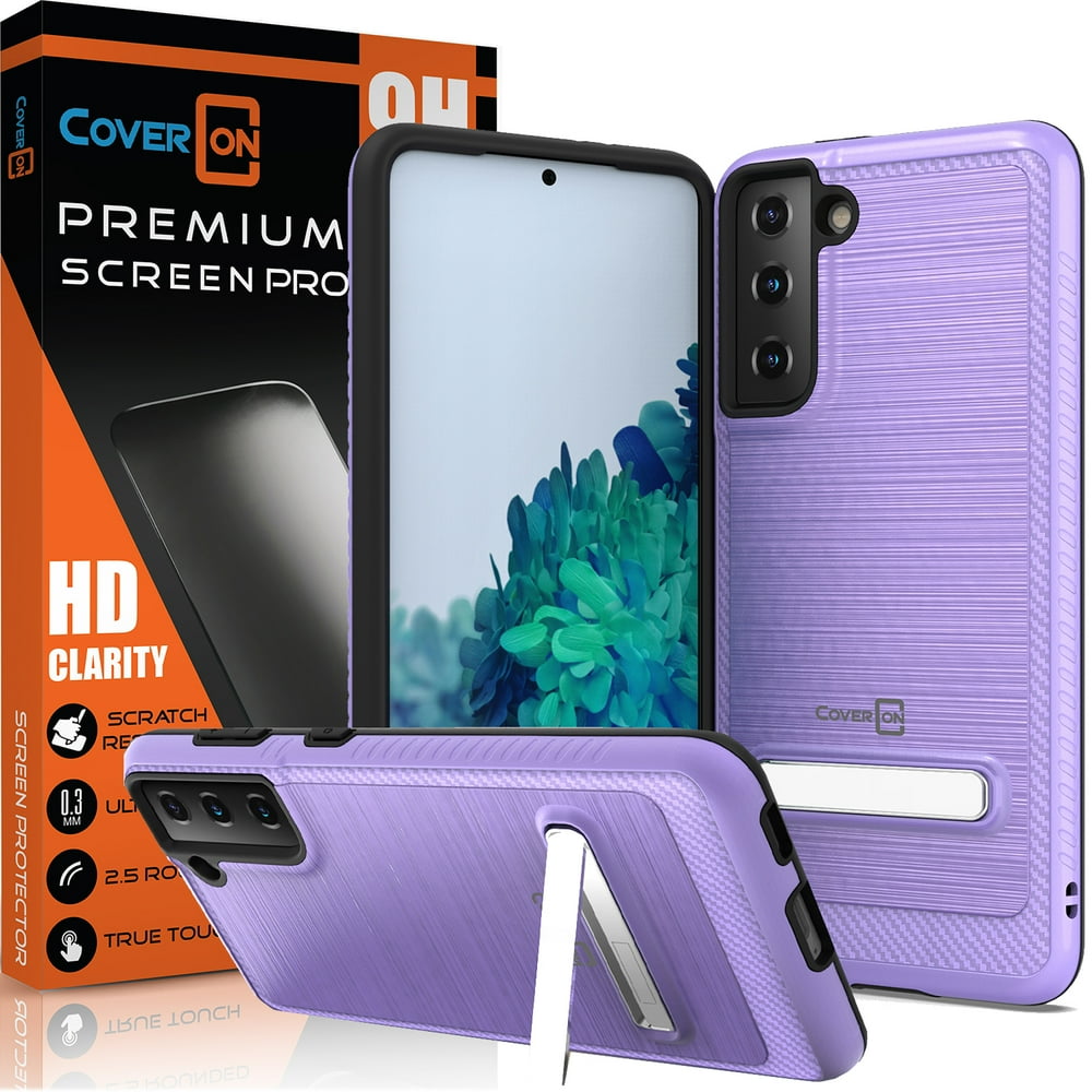 CoverON For Samsung Galaxy S21 Plus 5G Case and Screen Protector ...