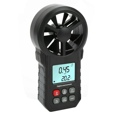 Air Speed Meter, High-Accuracy LCD Anemometer Multipurpose For Fishing ...