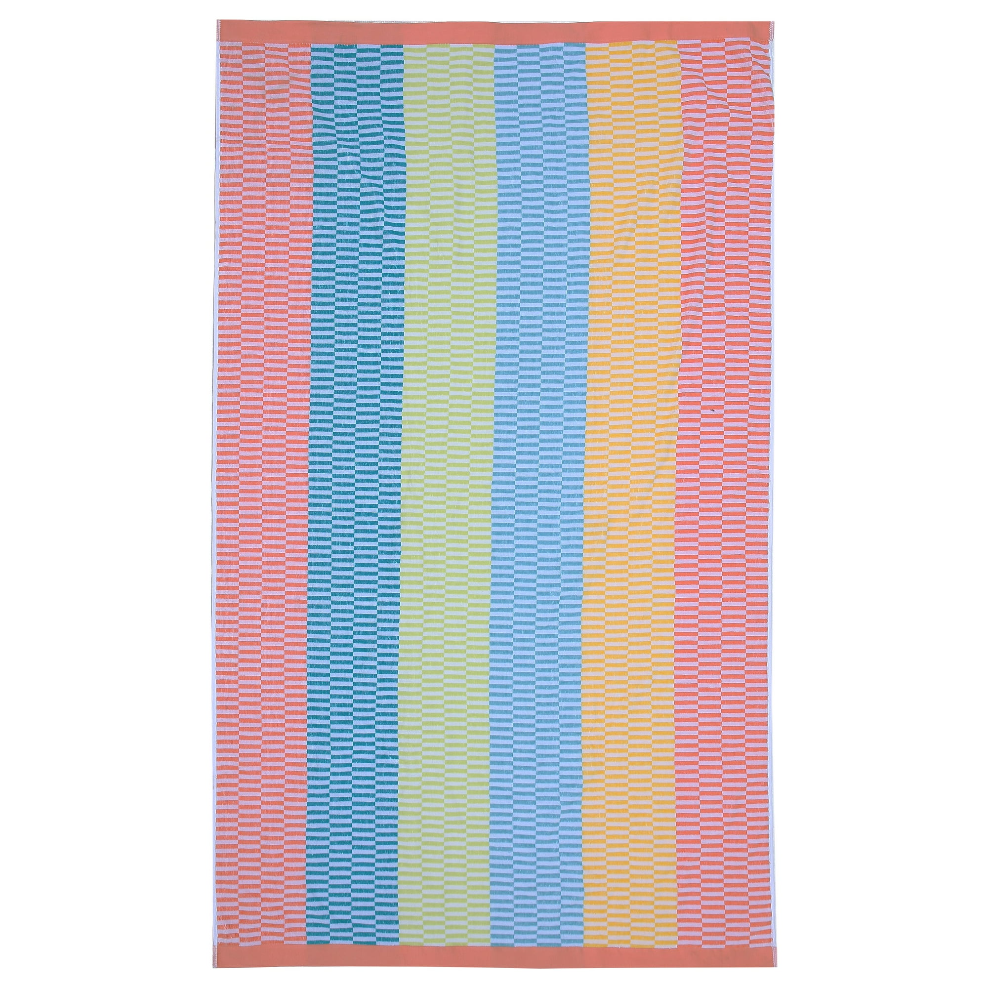 Click here for Hometrends Cotton Beach Towel  Multi Stripe  1 Pie... prices