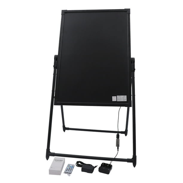 Movable 7 Colors LED Remote Control Message DIY Writing Board Hanging ...