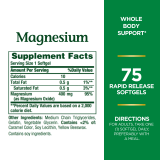 Nature's Bounty Magnesium Rapid Release Softgels, 400 Mg, 75 Ct ...