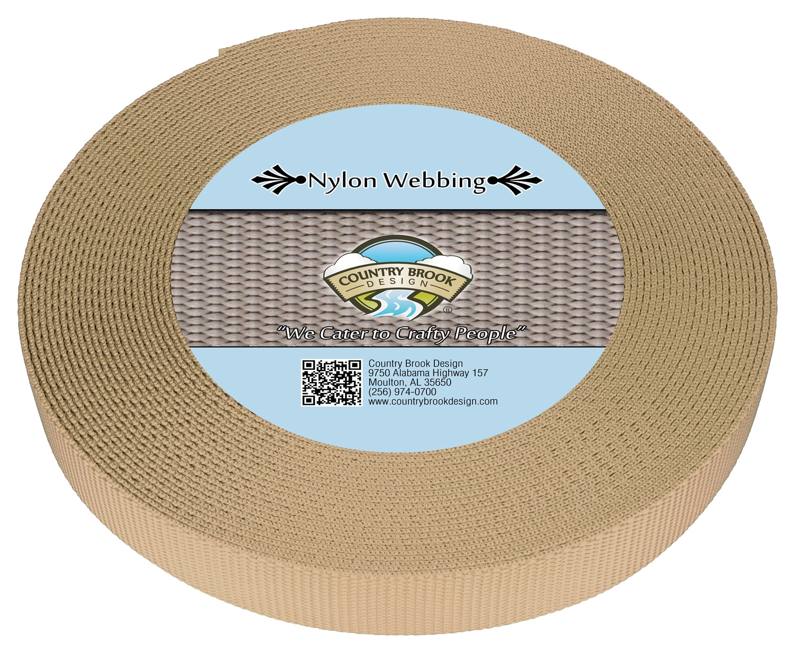 1 Copper Gold Heavy Duty Nylon Webbing Home Improvement Craft Supplies ...