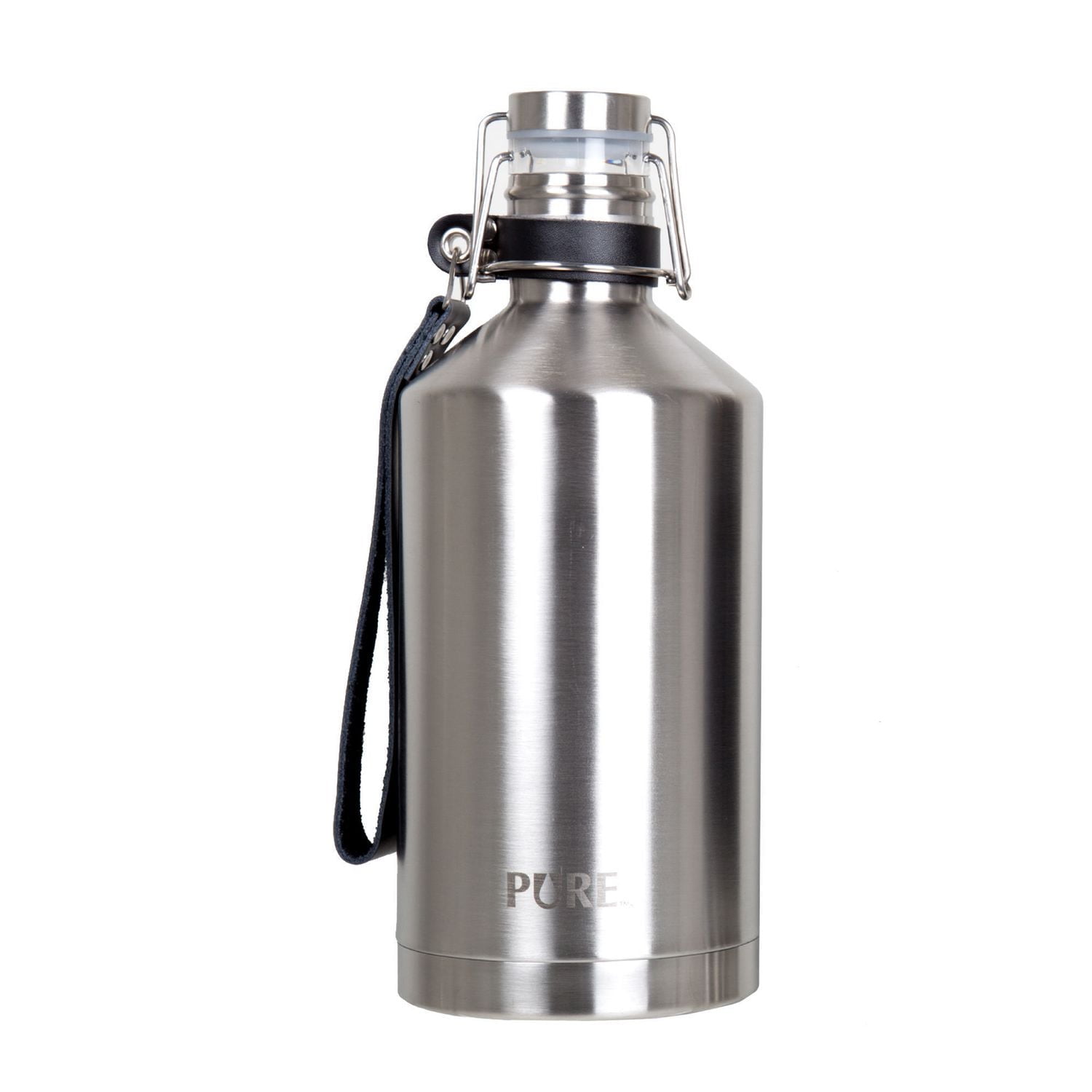 Click here for Pure Drinkware Beer Growler With Leather Strap prices