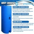 WaterPrepared 55-Gal Stackable Utility Water Tank: Durable Plastic ...