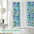 Yanluna Privacy Window Film Stained Glass Window Film Non-Adhesive ...