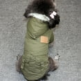 Deepwonder Pet Dog Warm Snowsuit Clothes Waterproof Windproof Airman ...