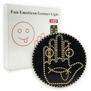 Kehuo Glogesture Hand Light with Remote, LED Middle Finger Gesture ...