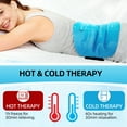 Comfytemp Large Ice Pack for Back Pain, Reusable Gel Hot Cold Therapy ...