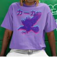 Crow Graphic T-Shirt Y2K 90s Streetwear, Retro Unisex Tee, Trendy ...