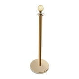 Fichiouy 6Pcs Crowd Control Barrier Metal Base Gold Stanchion Post with ...