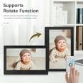 Digital Photo Frame,With Stand Remote Album Ips Screen Functions With ...