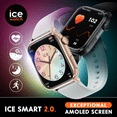 ICE-WATCH - Ice Smart 2.0 - Square Rose-Gold Connected Watch with Metal ...