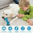 PcEoTllar Interactive Dog Chew Toy, Indestructible Rubber Squeakers ...