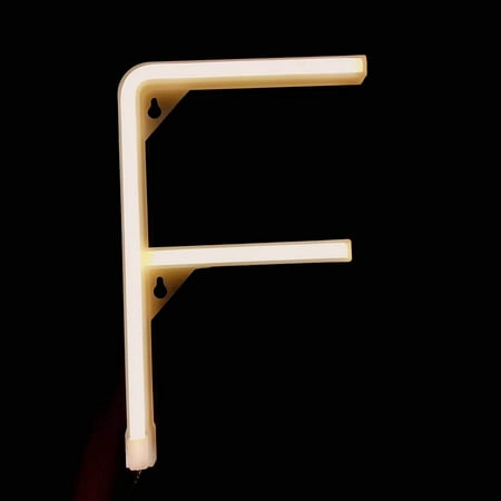 SAYDY LED Letters Neon Signs, Art Alphabet Wall Decor, Numbers Neon ...