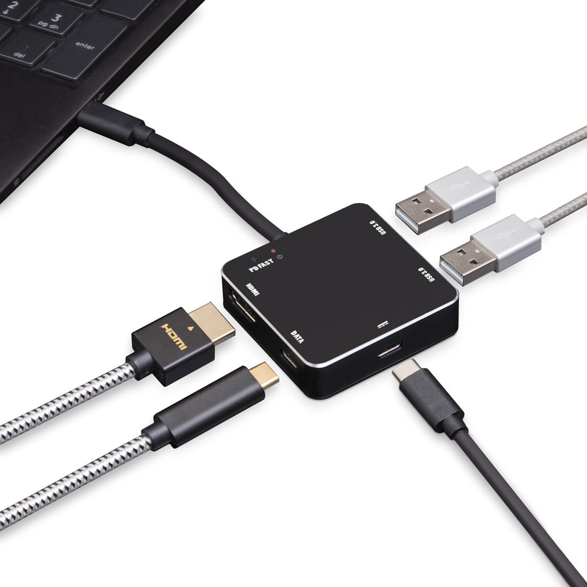 USB C Multi Dock 4k HDMI Output USB 3 1 Gen 1 60W PD Power Delivery
