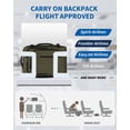 WANDF Expandable 17 Inch Laptop Travel Backpack For Spirit Airlines ...