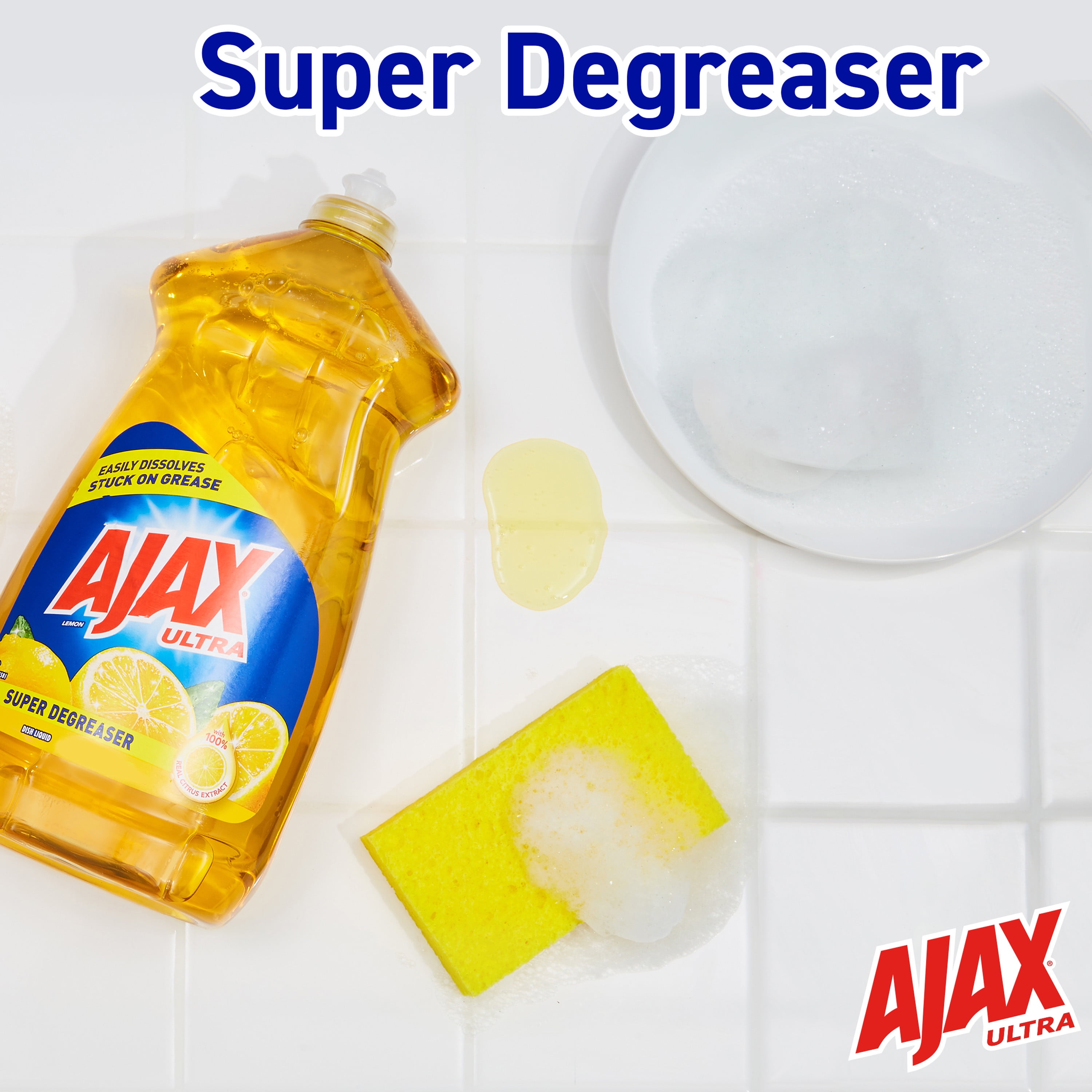 Ajax Cleaner Stronger Than Grease