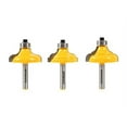 3 Bit Edge Molding Router Bit Set - Ogee - 1/4" Shank - Yonico 13325q ...
