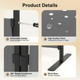 Room Divider 4 Panel Folding Privacy Screens 88" Portable Room ...