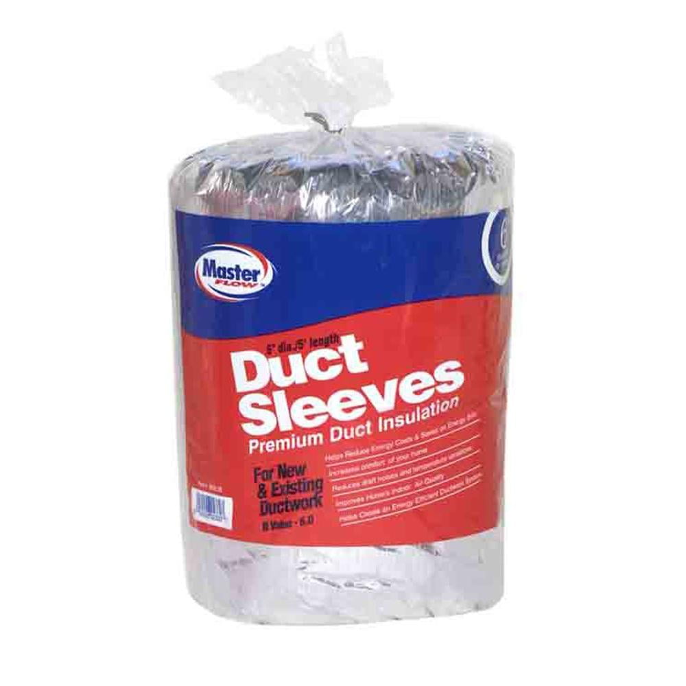 Master Flow 6 in. Dia R-6 Ductwork Insulation Sleeve - Walmart.com