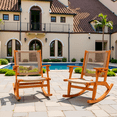 Vulcan Vega Outdoor Rocking Chair – Natural Stain Finish - Walmart.com