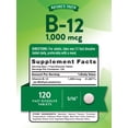 Nature's Truth, Vitamin B12 Sublingual Tablets, 1000 mcg, 120 ct ...