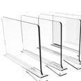 Baoblaze Closet Shelf Dividers Separators Transparent Multi-purpose ...