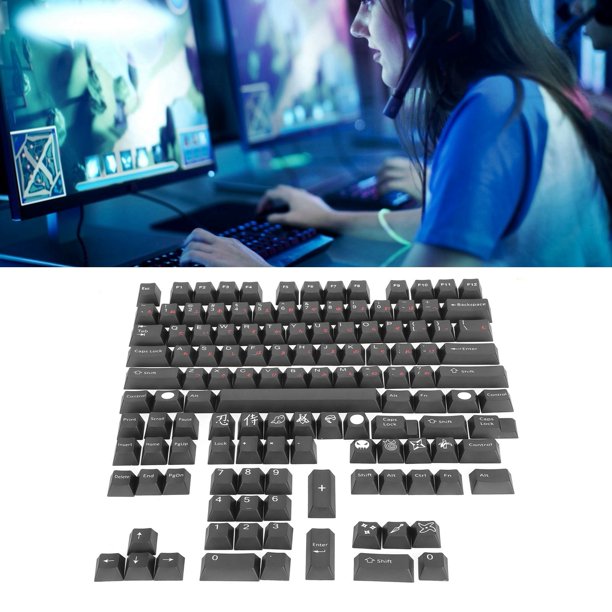 Keyboard Keycaps, Easily Disassemble Color Lasting Oil Resistant PBT ...