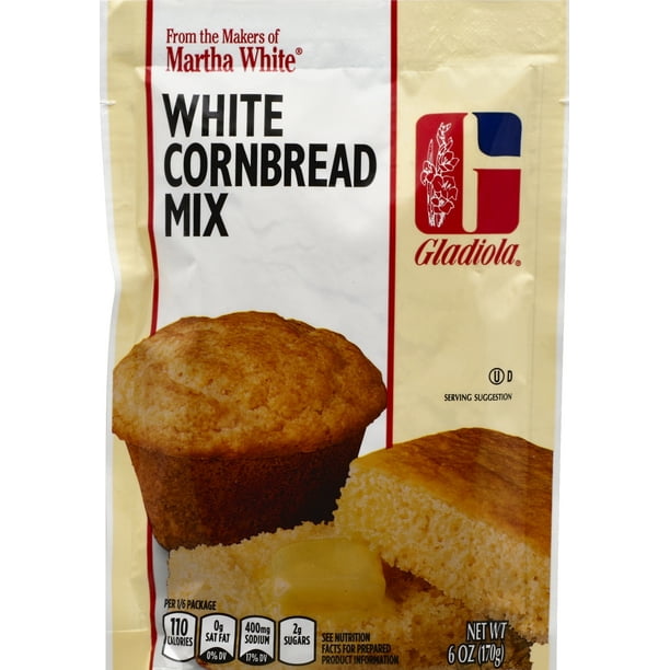 Martha White Gladiola White Cornbread Mix, 6 Oz Pouch - Walmart.com