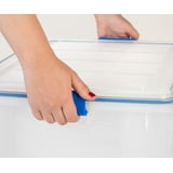 Ziploc 60-Quart (15 Gallon) WeatherShield Storage Box, clear, 4-Pack ...