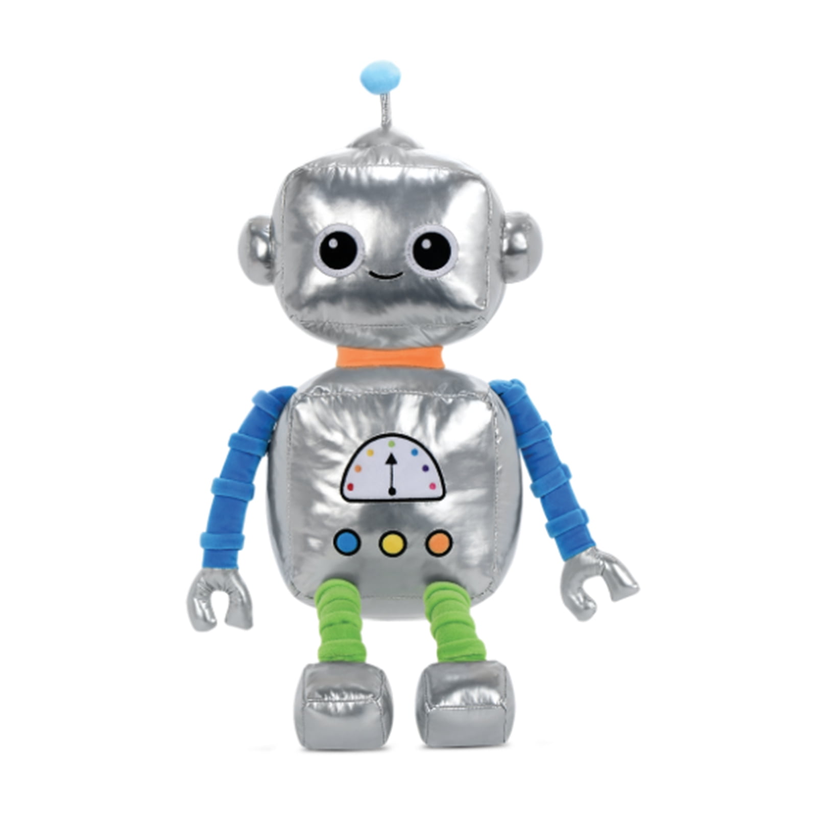 iScream Robbie Robot Metallic And Fleece Bestie Plush - Walmart.com