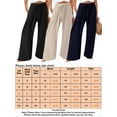 Sexy Dance Women Linen Palazzo Pants Summer Boho Wide Leg High Waist