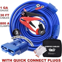 Clore Automotive 401252 25 ft. Heavy Duty 1 Gauge Booster Cables ...
