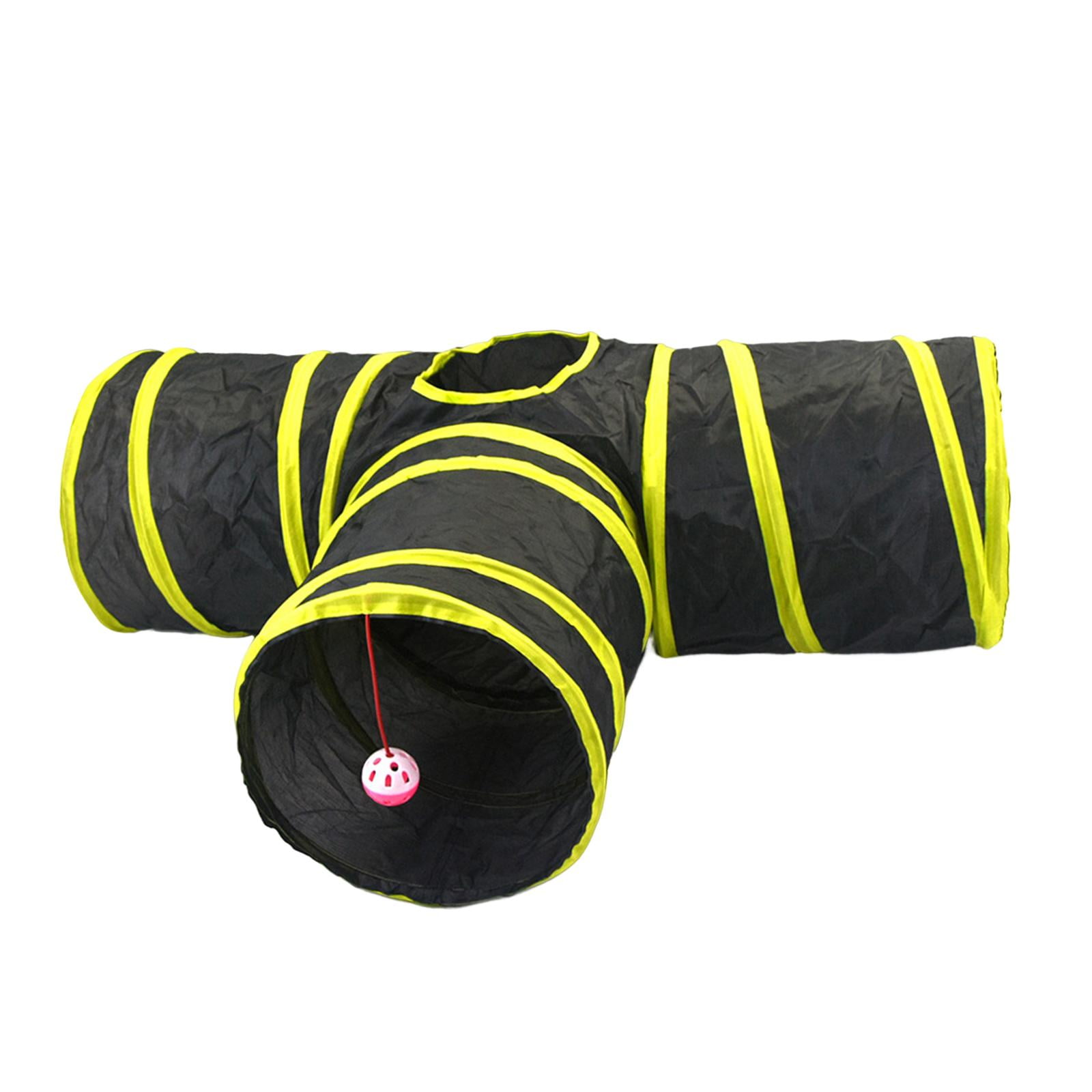 Cat Tunnel,Collapsible Cat Kitten Tunnel Tube Fun Toy,3 Way Indoor Play ...