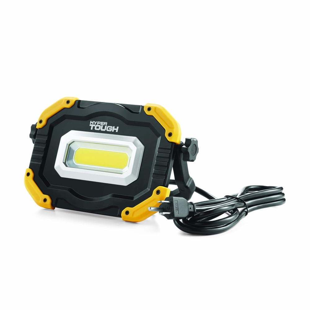 Hyper Tough 2500 Lumen LED Alum. Corded Work Light,Yellow Black,Model ...